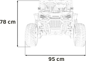 Ramiz Terénní vozidlo HONDA Talon 4x4 černé