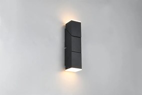 Matně černé LED nástěnné svítidlo Raglan – Trio