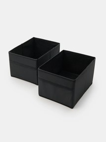 Sinsay - Skládací organizéry do skříně 2 pack - černá