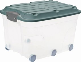 XXXLutz BOX S VÍKEM 57 l l Rotho - Stohovatelné boxy - 003294043201