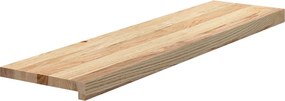 Nášlapy na schody 8 ks neošetřené 100x30x2 cm masivní dub 3282914
