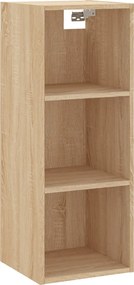 vidaXL Skříň highboard 34,5 x 34 x 180 cm kompozitní dřevo [3189768] Barva: hnědý dub