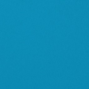 Poduška na zahradní lavici světle modrá 180x(50+50)x7 cm oxford 315032