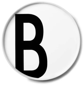 Design Letters Talíř s písmenem B, white
