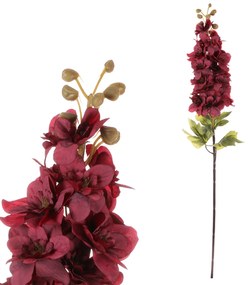 Umělá květina Ostrožka bordó, 87 x 13 cm