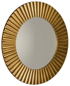 Sapho PRIDE kulaté zrcadlo v dřevěném rámu ø 90cm, bronz - PD904
