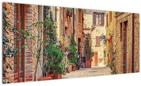 Městská ulice - obraz (100x40cm)