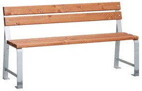 Parková lavička Poppy s opěradlem a područkami, šířka 150 cm
