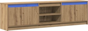 TV jednotky 180 x 34 x 50 cm Hnědá Kompozitní dřevo 3378505