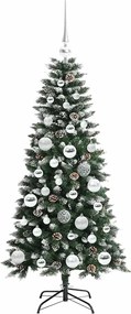 Umělý vánoční stromeček Zelená 120 cm PVC, plast a ocel 3395801