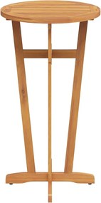 Zahradní barový stůl Ø 60 x 105 cm masivní akáciové dřevo 319698