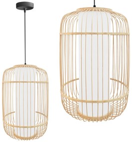 Toolight Toolight, stropní svítidlo 1xE27 APP1577-5C, přírodní hnědá, OSW-03611