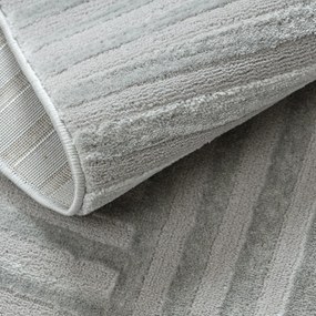 Dywany Łuszczów, Kusový koberec Balance 1921 grey, 140x190, šedá, ložnice