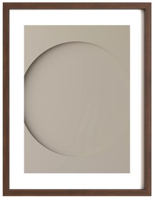 Idealform Poster no. 5 Round composition Barva: Smokey taupe, Velikost: 300x400 mm