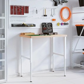 Pracovní stůl 100 x 60 x (73–99,5) cm masivní buk obdélníkový 3309705
