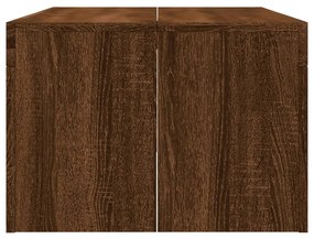 Konferenční stolek hnědý dub 102x50x36 cm kompozitní dřevo - Default Title