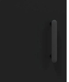 Skříň highboard černá 34,5 x 34 x 180 cm kompozitní dřevo,  3200202