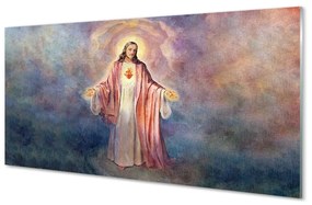Obraz na skle Ježíš 140x70 cm