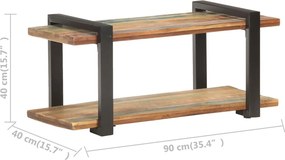 vidaXL TV stolek 90 x 40 x 40 cm masivní recyklované dřevo [320494]