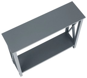 Konzolový stolek, tmavě šedá, SONET