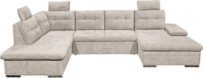 XXXLutz SEDACÍ SOUPRAVA, textil, šedobéžová Livetastic - Sedací soupravy - 002220057604