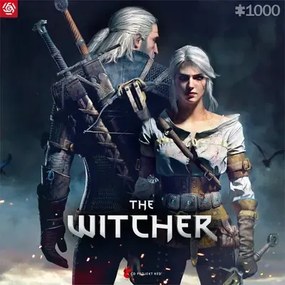 GOOD LOOT Puzzle The Witcher: Geralt  Ciri / 1000 dílků / 68,3 × 48 cm