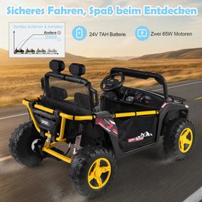 Costway 24 V dětské elektrické vozidlo 2-sedadlové elektrické