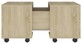 vidaXL Konferenční stolek dub sonoma 60 x 60 x 38 cm dřevotříska