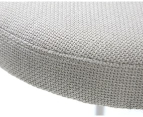 Krémová kovová stolička Pelican – Unique Furniture