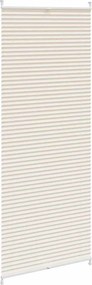 Plisovaná roleta 90 x 200 cm krémová 240640
