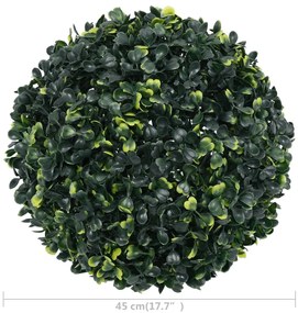 vidaXL Marketos Umělé buxus koule 2 ks 45 cm