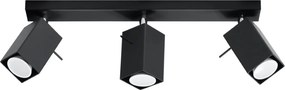 Sollux Lighting Stropní svítidlo MERIDA 3 černé