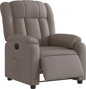 Elektrické polohovací křeslo taupe textil 3205300