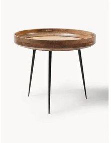Malý kulatý odkládací stolek z mangového dřeva Bowl