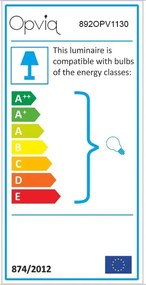 Stojací lampa Yıldo 120 cm černo-měděná