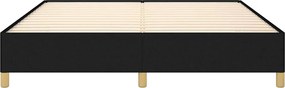 Rám postele s boxspringem černý 160 x 200 cm textil 3120971