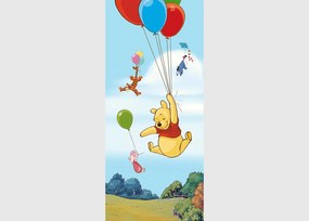 Dětská vliesová fototapeta na zed' Létající Medvídek Pú, Disney | 90 x 202 cm | DFTDNV 5461