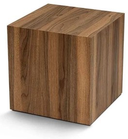 Designový odkládací stolek Taliesin 45 cm vzor ořech