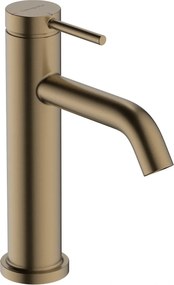 Hansgrohe Tecturis S, páková umyvadlová baterie 110 CoolStart EcoSmart+ bez odtokové soupravy, kartáčovaný bronz, HAN-73312140