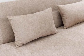 Designová rozkládací pohovka Litonya 200 cm šedo-hnědá