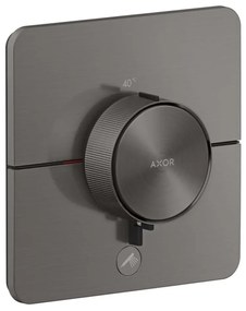 Axor ShowerSelect ID - Termostatická sprchová baterie pod omítku, HighFlow, kartáčovaný černý chrom 36778340