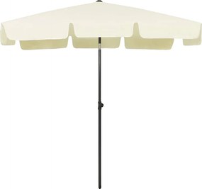 Plážový slunečník pískově žlutý 200 x 125 cm 314727