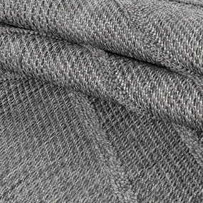 Ayyildiz, Kusový koberec Patara 4954 Grey – na ven i na doma, 80x250, šedá, chodba / předsíň
