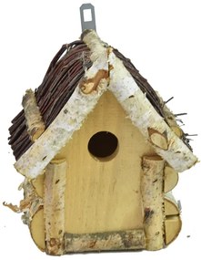 Vingo Dřevěná budka pro ptáky, 18 x 12 cm