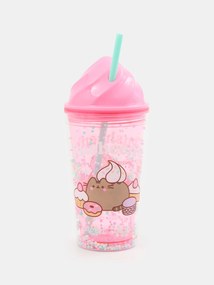 Sinsay - Znovu použitelný hrnek s brčkem Pusheen the Cat - vícebarevná