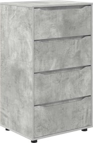 Úložné skříně 60 x 48 x 105 cm Kompozitní dřevo Betonově šedá 3406238