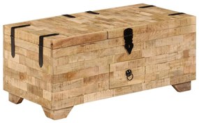 Konferenční stolek masivní mangovníkové dřevo 80 x 40 x 35 cm 247327