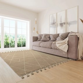 Tribeca Design Kusový koberec Livan Sand Cream Linear Rozměry: 200x290 cm