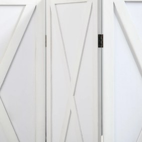 HOMCOM Dělicí Panel 182x170 cm - Skládací Dělič Místnosti pro Obývací Pokoj, Ložnici a Kancelář