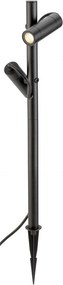 LA 1007869 HELIA SLIM Pole double LED, venkovní stojací lampa, černá IP65 3000K - BIG WHITE (SLV)